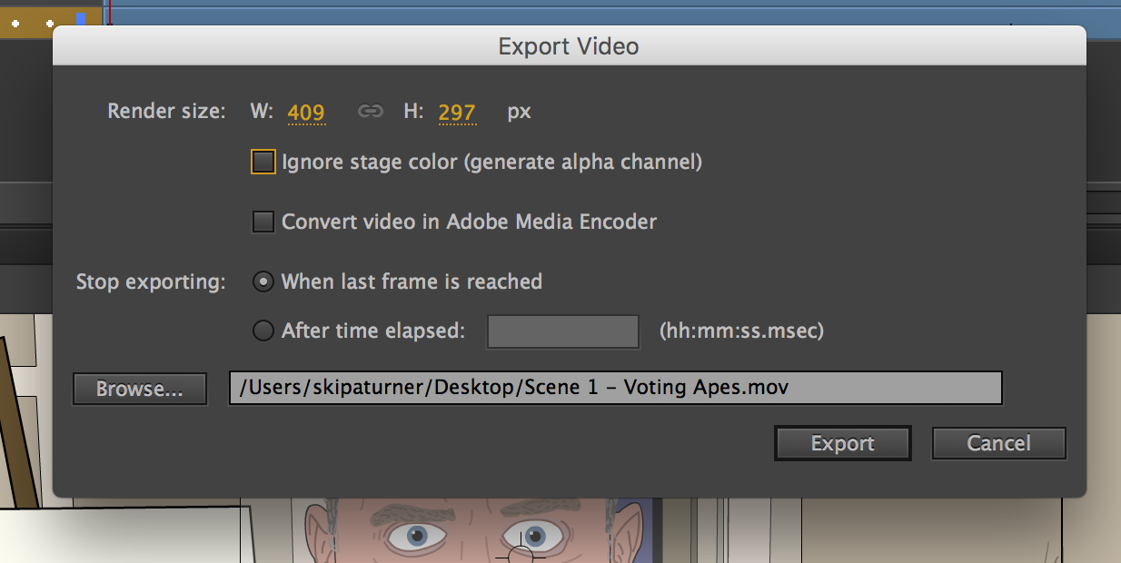 Solved: How to Export Animations while keeping quality hig... - Adobe ...