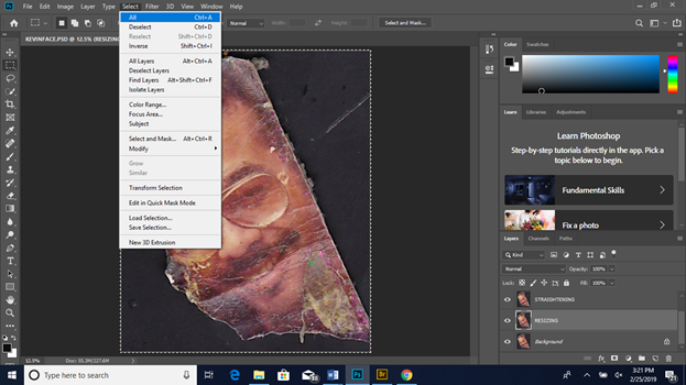Content Aware Selection Not Available - Adobe Product Community - 10311084
