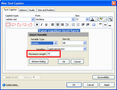 Displaying Variables in Text Captions - Adobe Community - 2368932