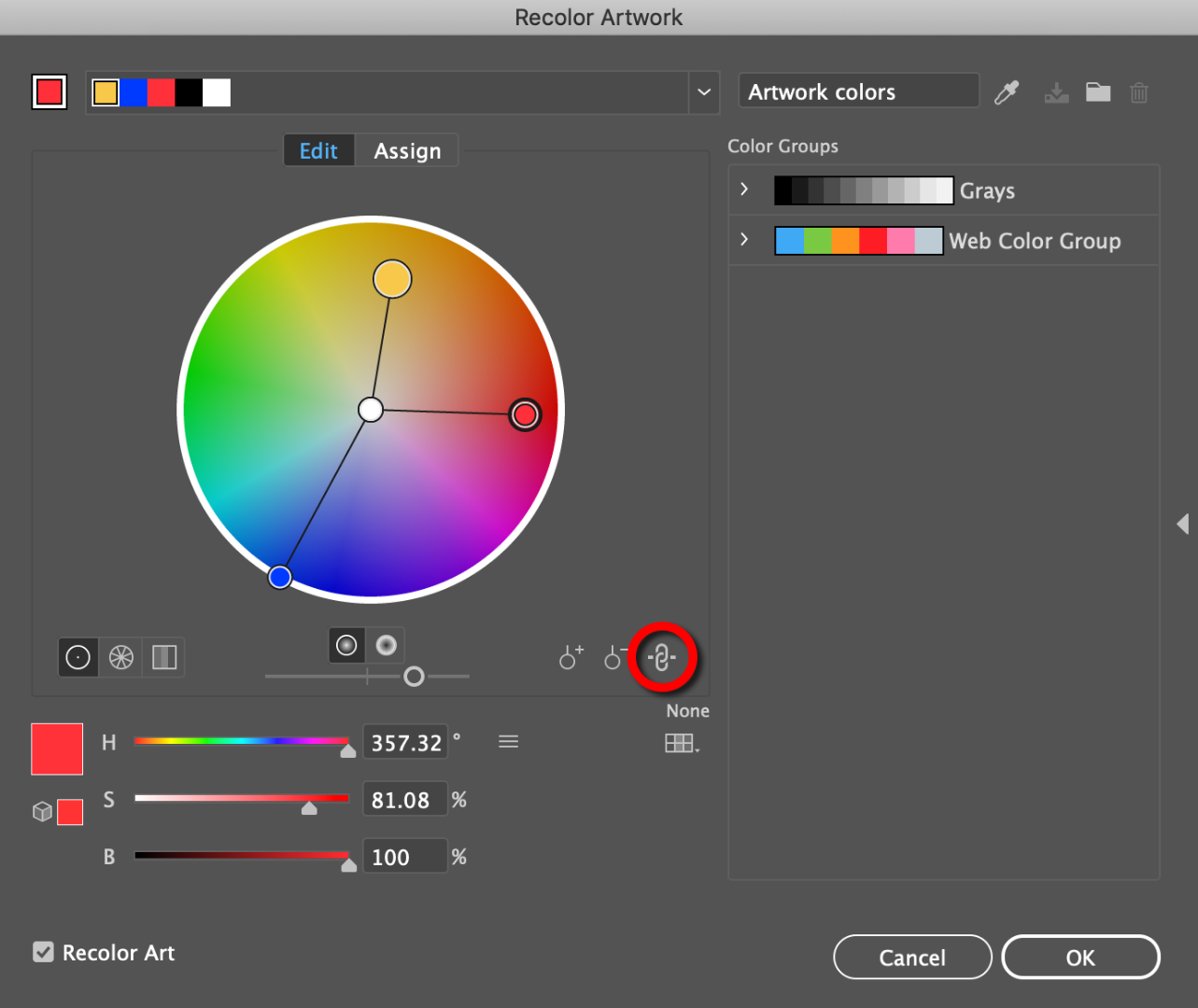 How do I change more than one color at a time? (In... - Adobe Product ...