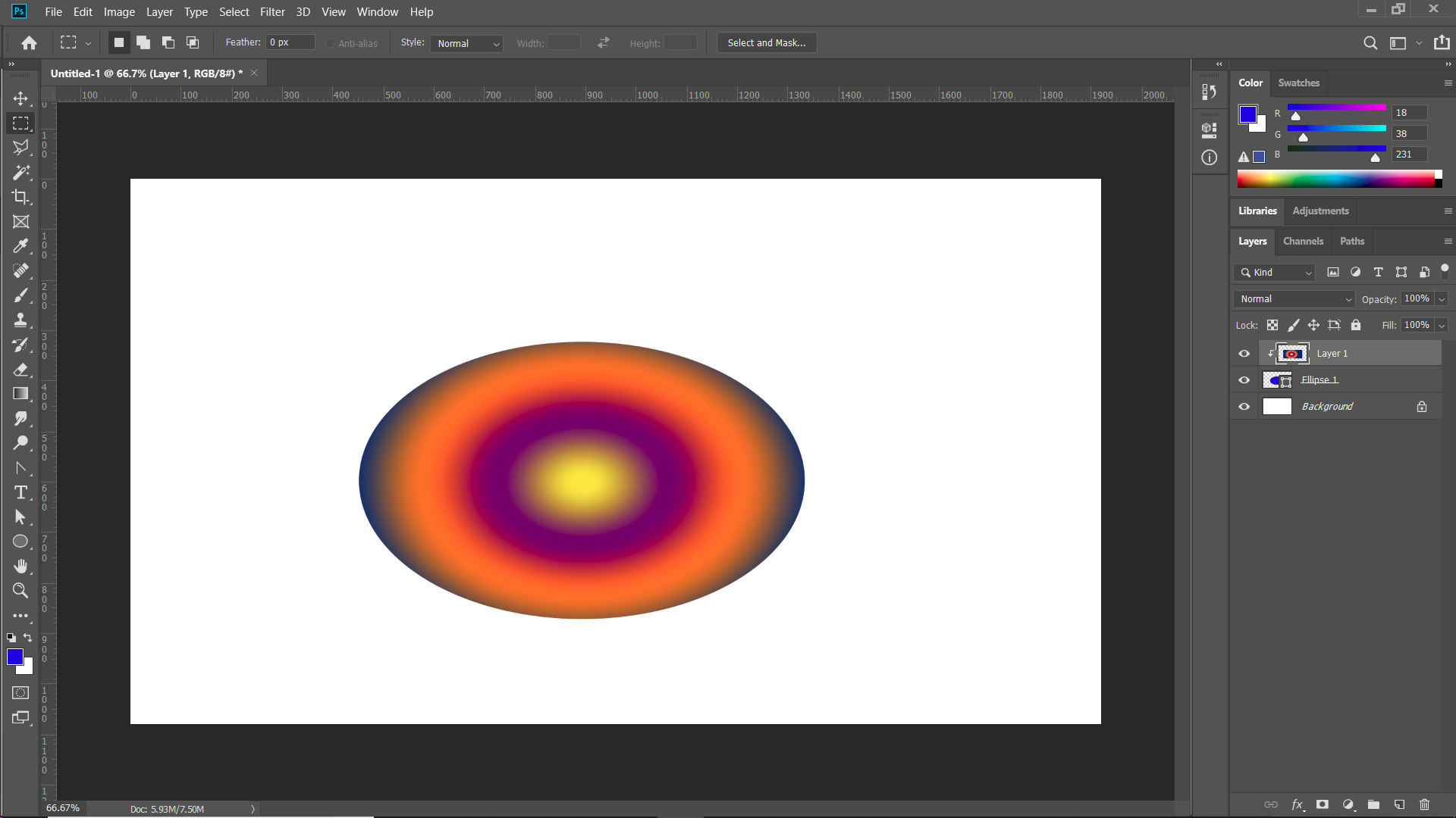 Solved: Gradient Tool and Ellipse Tool - Adobe Product Community - 10456220