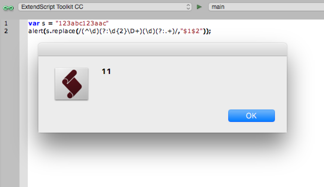 RegExp problem - Adobe Product Community - 10407586