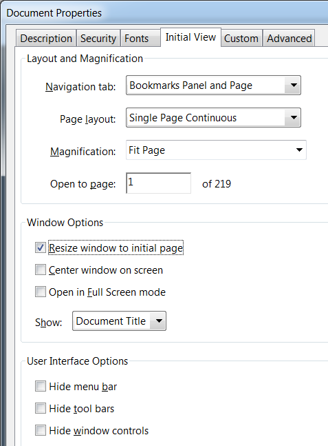 Solved: How can I specify document properties for all PDFs... - Adobe ...