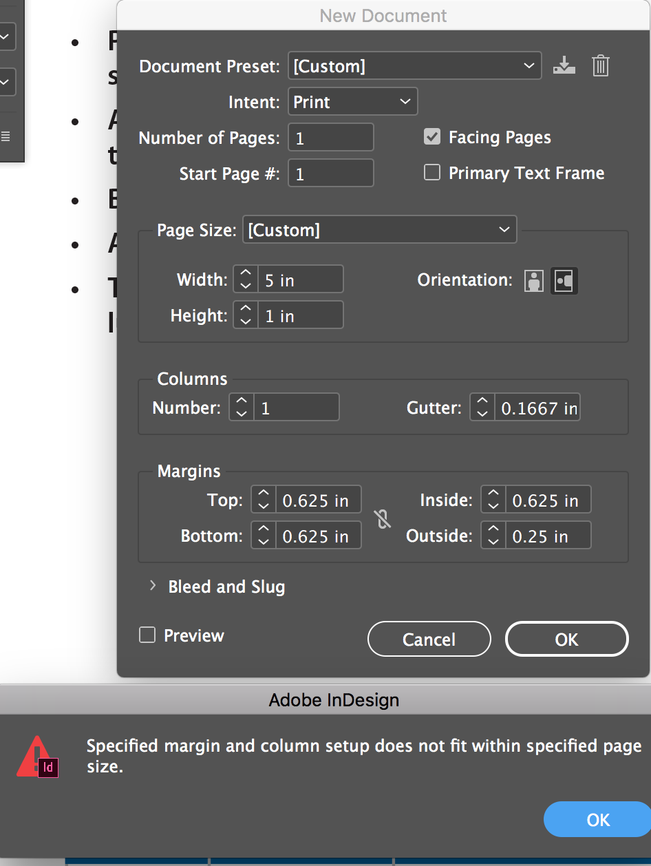 Solved: File Size Error: Page size doesn't fit with Margin... - Adobe ...