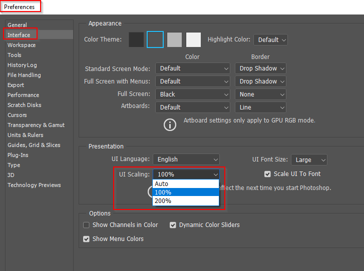 Change size of Photoshop Layer Style Dialogue Box - Adobe Community ...