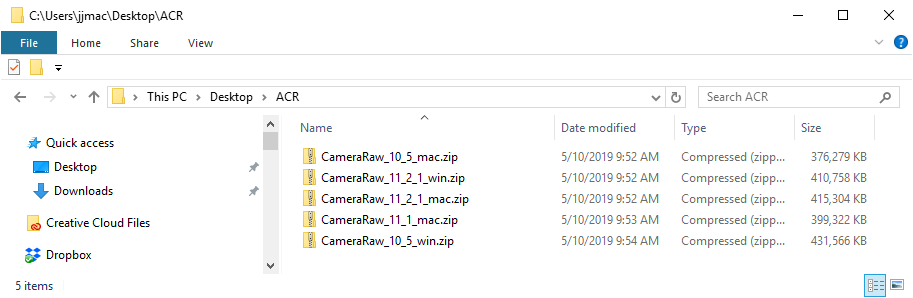 Camera Raw plug-in installer download link dosent ... - Adobe Product ...