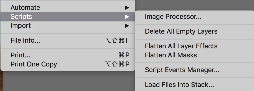 Solved Load Files Into Photoshop Layers Is Gone Adobe Support