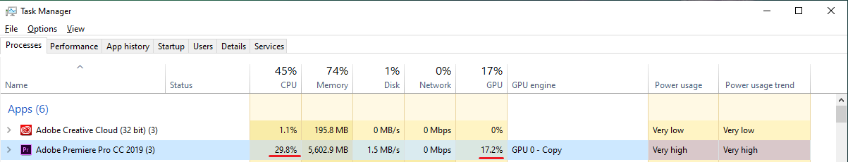 Solved: Re: Adobe Premiere Pro doesn't use GPU when playba... - Adobe ...