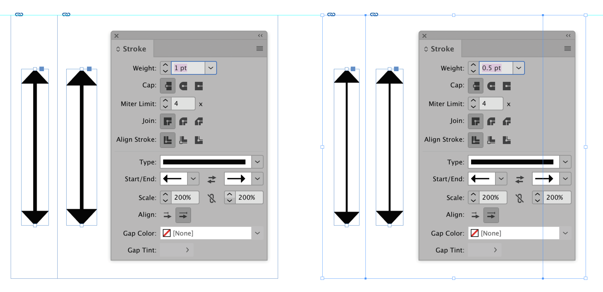 Solved: Stroke start/end scaling not working in InDesign w... - Adobe ...