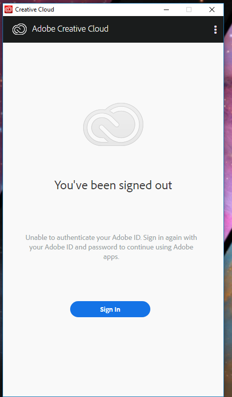 Solved: Creative Cloud Bug Makes it Impossible to sign in ... - Adobe ...