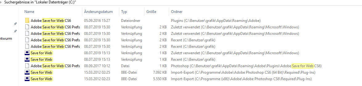 Für Web speichern – Fehlermeldung bei CS6 | Save f... - Adobe Support ...
