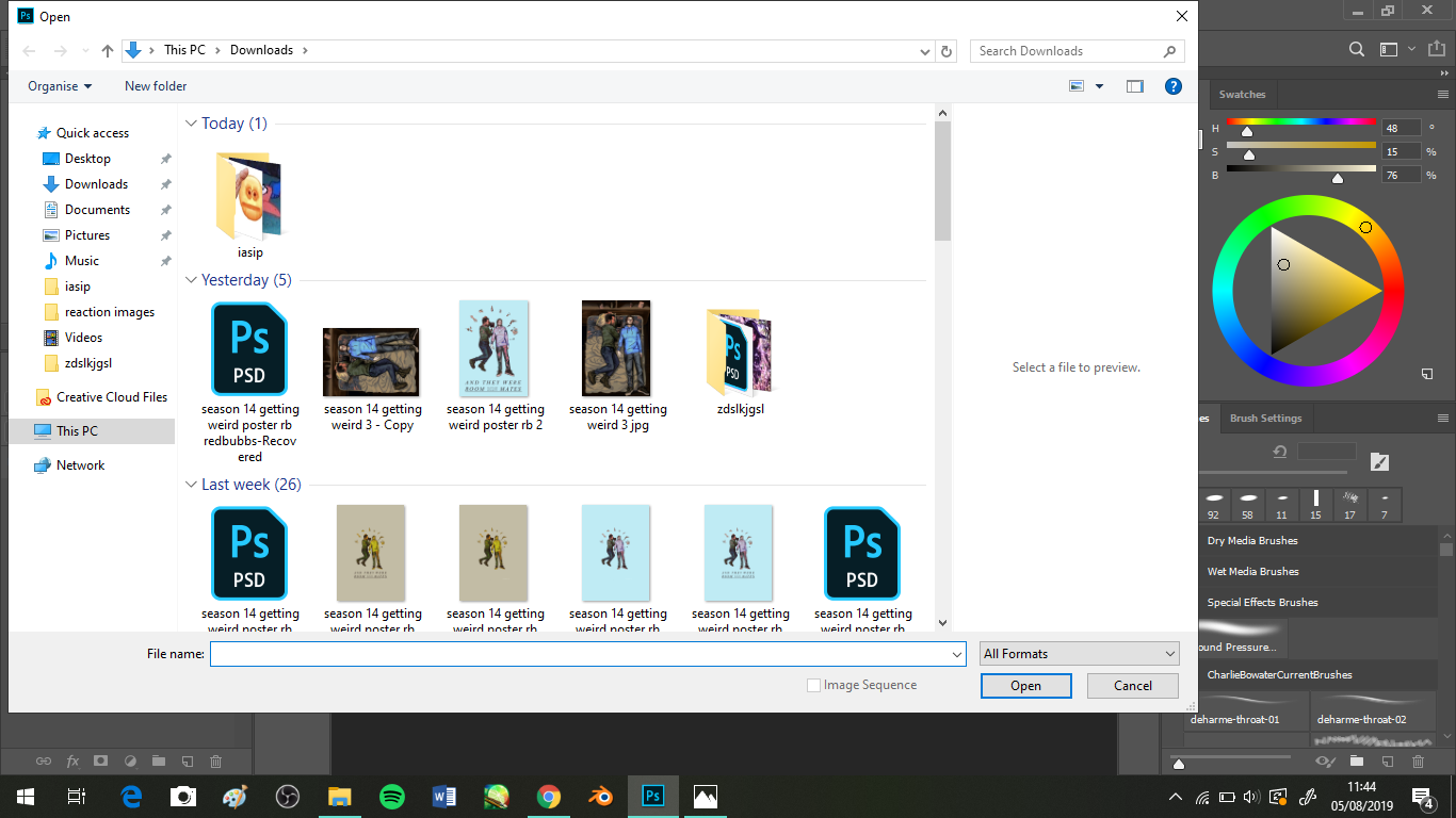 Solved: File browser on PS isn't letting me view entire fo... - Adobe ...