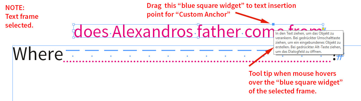 Solved Text Frame Override Issue Due To Inline Frame Adobe Product