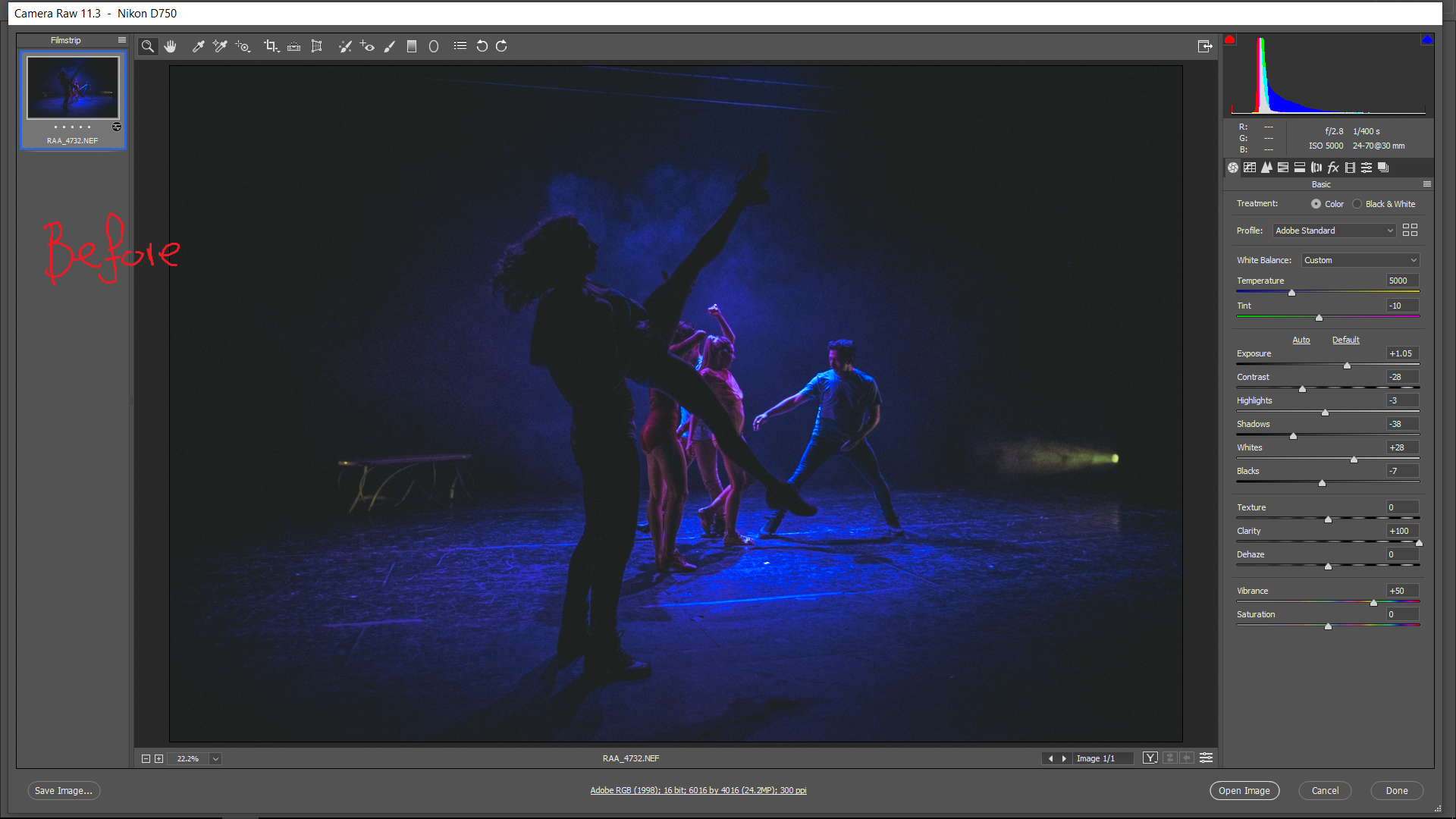 Camera Raw to Photoshop shadow rendering failure - Adobe Product ...