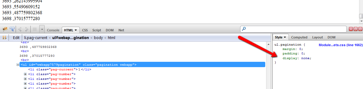 Solved: Hide web app pagination - Adobe Product Community - 4157053