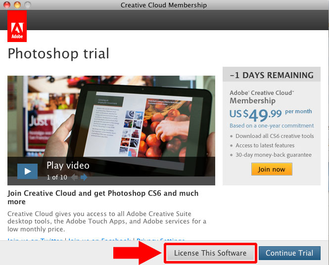 Creative cloud License problem / Camera raw proble... - Adobe Product ...