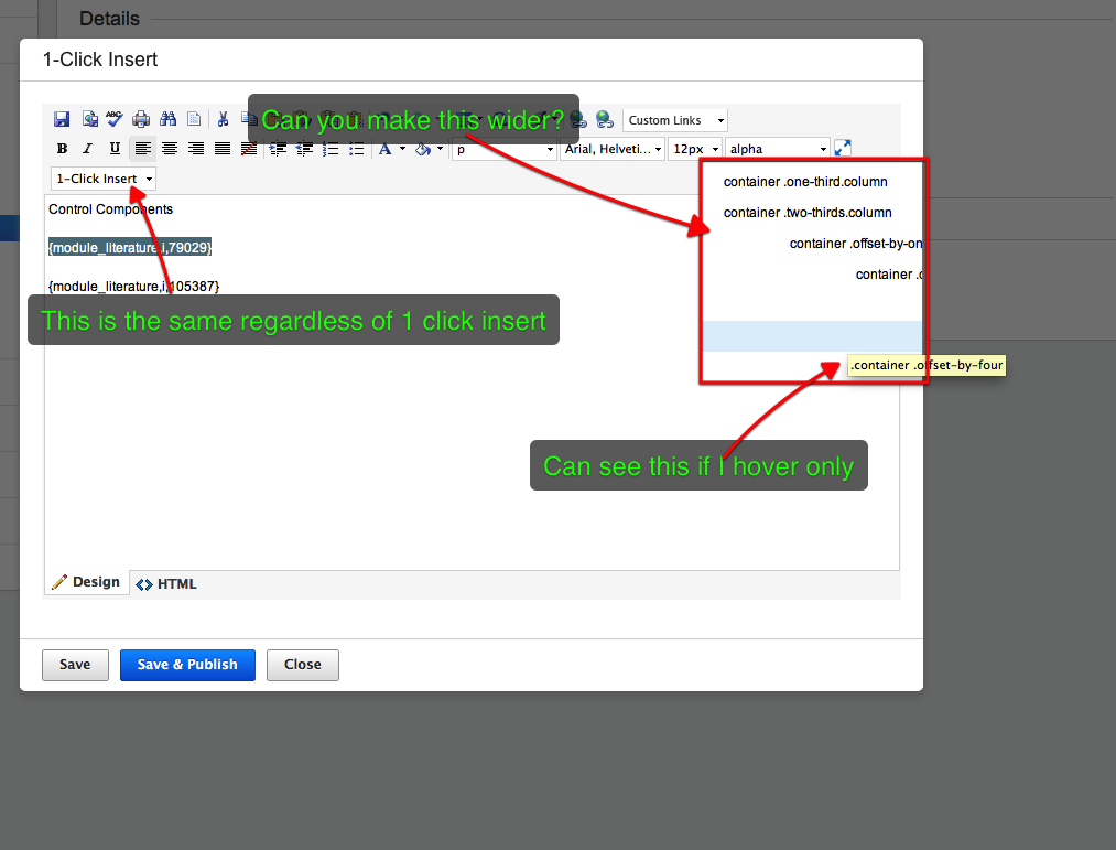 Solved Can You Make The Apply Css Class Part Of The Edi Adobe