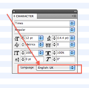 How to change dictionary in Indesign by Apple Scri... - Adobe Community ...