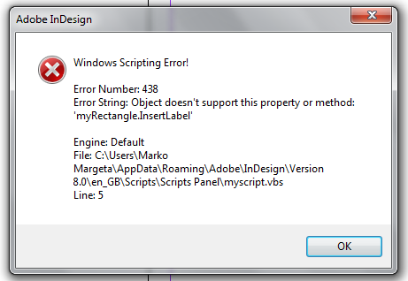 CS6: InsertLabel and Extractlabel not working afte... - Adobe Community ...