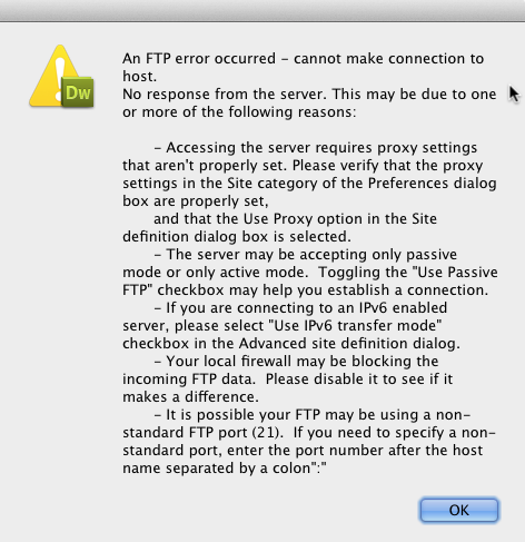 Solved: ftp troubleshooting DWCS5.1: proxy settings "aren'... - Adobe Support Community - 4698390