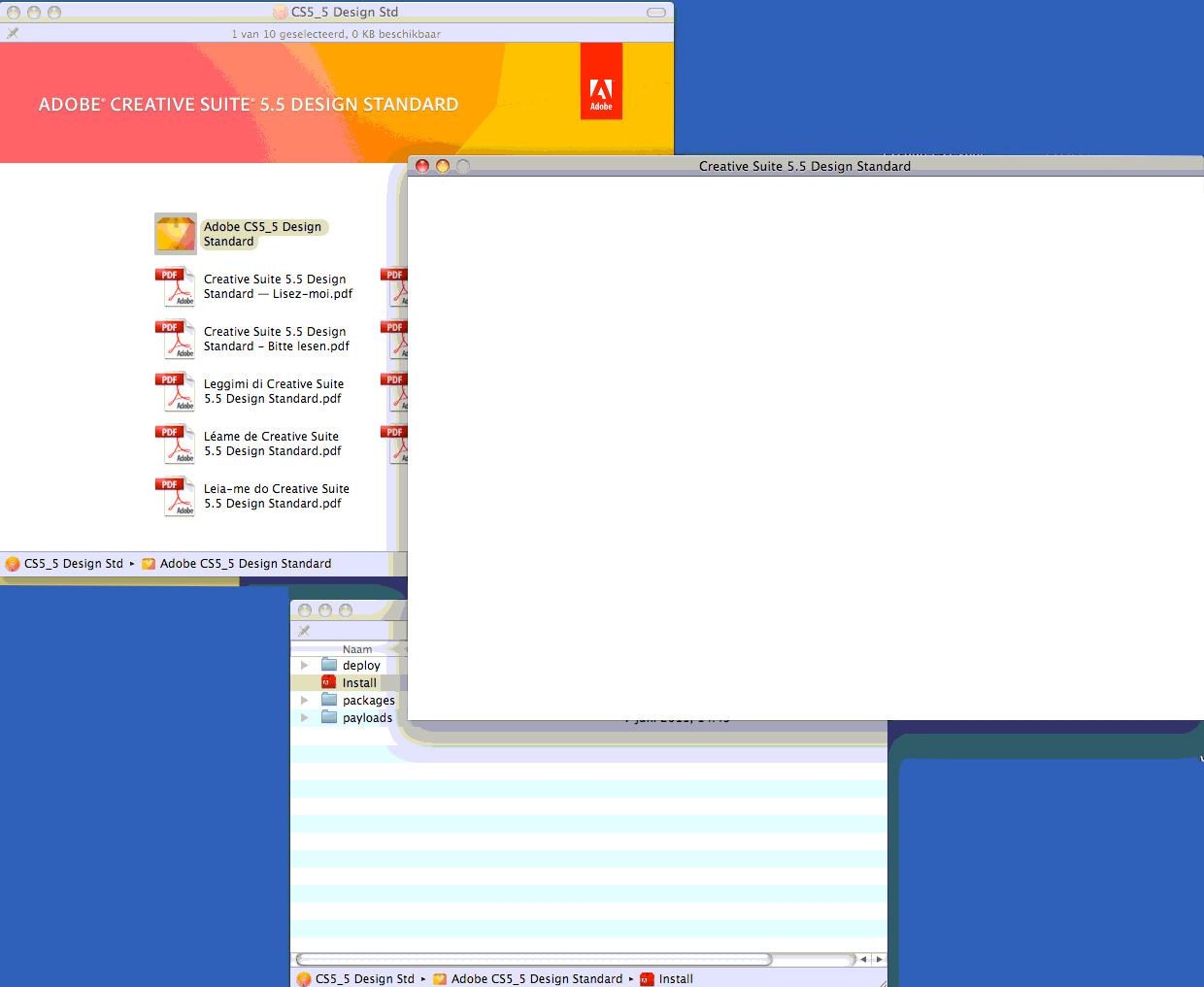 adobe creative suite cs 5.5 installation gives me ... - Adobe Community ...