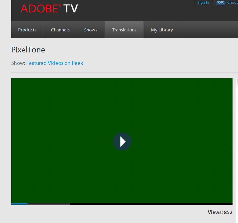 Flash Player has sound but video is a green screen... - Adobe Product ...