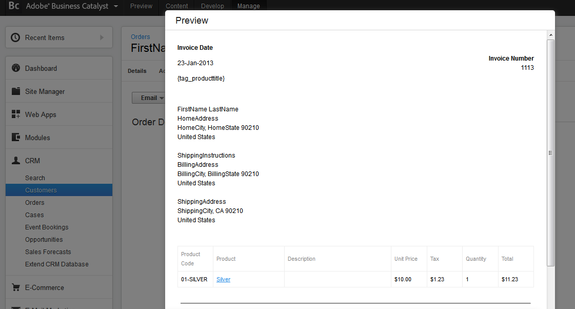 Solved: Unable to print order invoices from CRM in V3 - Adobe Product ...