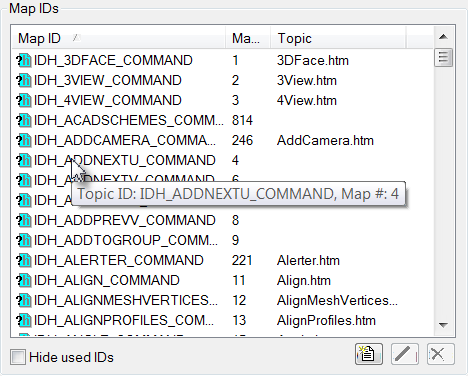 RH8 Map IDs to bookmarks do not display in Edit Ma... - Adobe Support ...