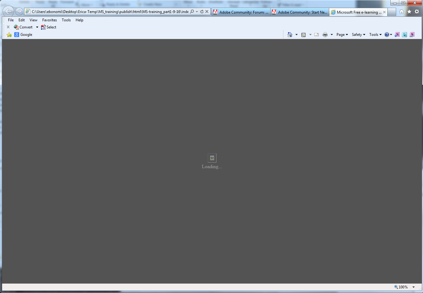 Problems with index.html coding / HTML5 output on ... - Adobe Product ...