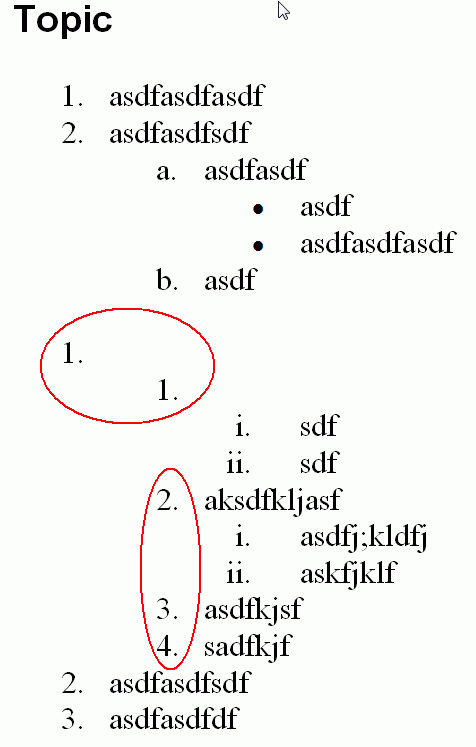 List using normal style numbers incorrectly when l... - Adobe Product Community - 3091117