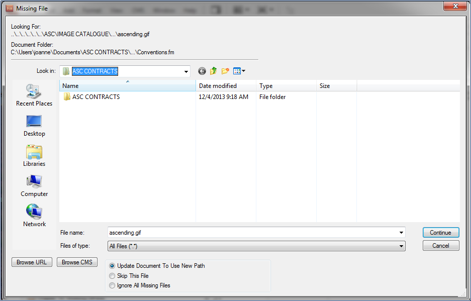 Solved: Why can't FrameMaker find an image when I change t... - Adobe ...