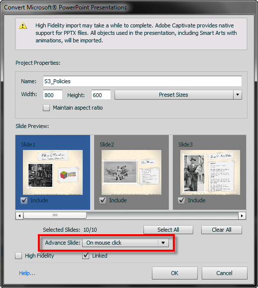 PowerPoint into Video in Captivate - Adobe Product Community - 5833738