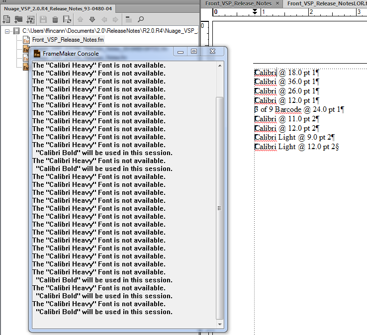 Missing Fonts That Are Not Missing - Adobe Community - 5996766