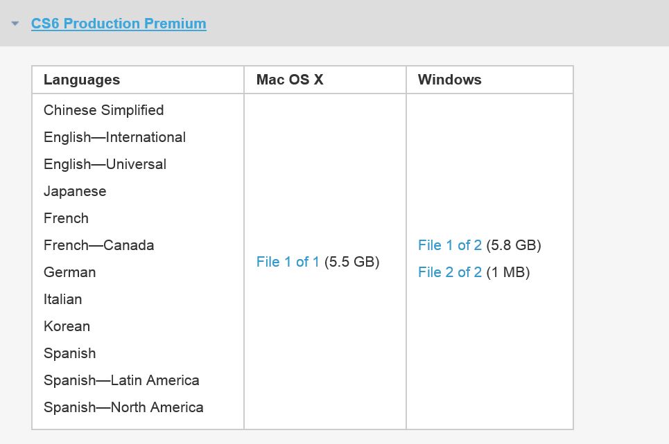 Solved: Production Premium CS6 - Can't find in English - Adobe ...