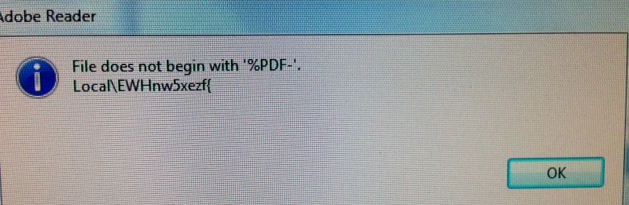 Error Messages and Can't open pdf from internet - Adobe Product ...