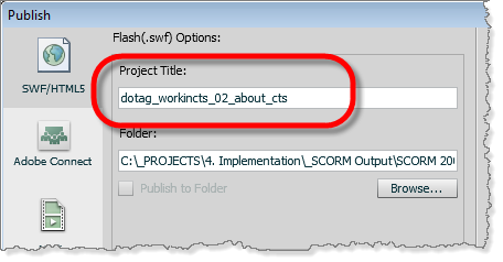 Multi-SCORM Packager Takes the SCO Title from the ... - Adobe Product ...