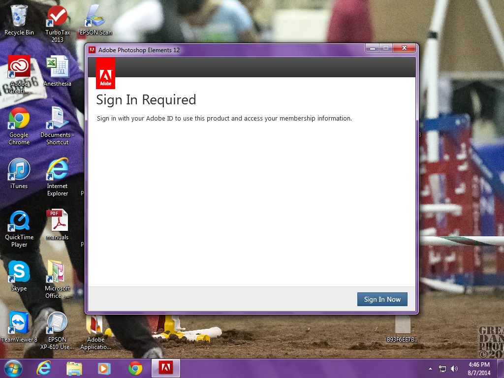 Repetitive asking for password to access PSE12 - Adobe Community - 6335834