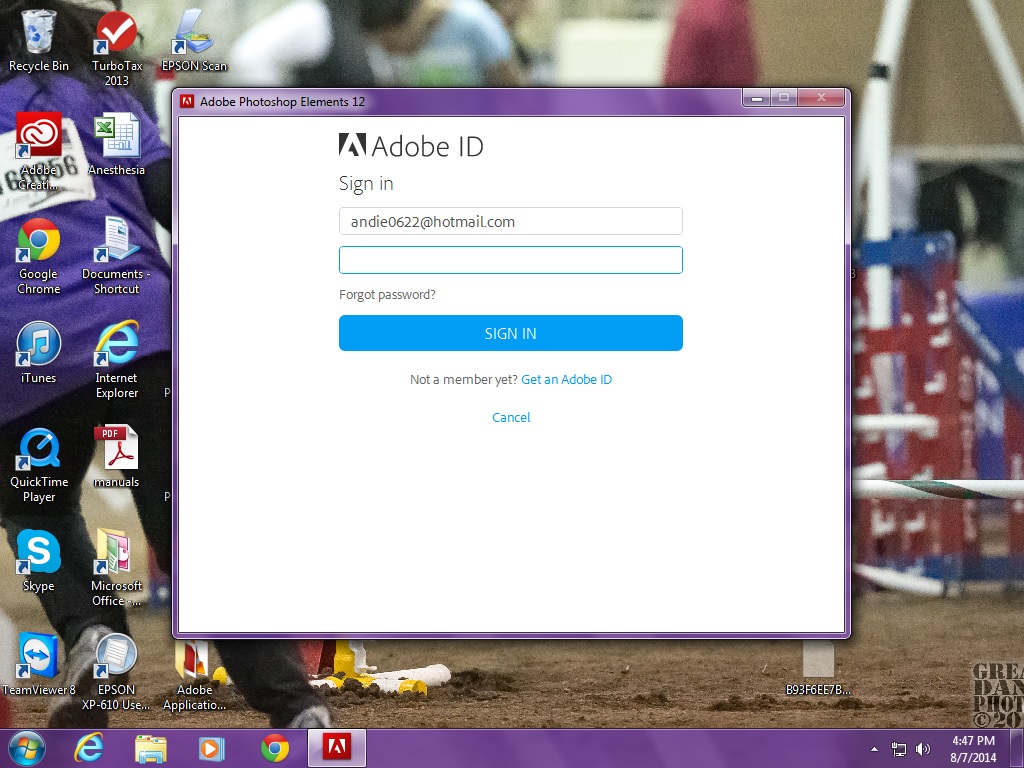 Repetitive asking for password to access PSE12 - Adobe Community - 6335834