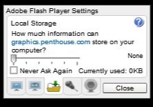 Adobe Flash Player Settings Box - Adobe Community - 6799776