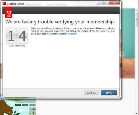 Subscription insanity . . . how can I fix this? - Adobe Support ...