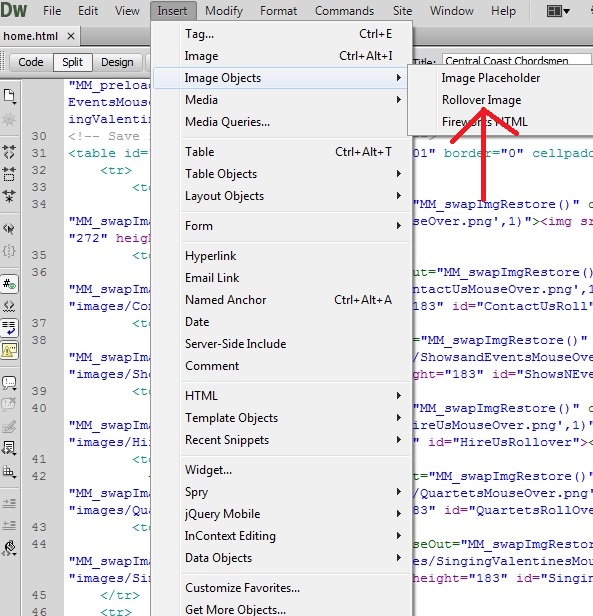 Solved: Rollover Image Option Disappeared? - Adobe Product Community ...