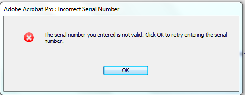 I have Used Correct Product Key for Adobe Pro 9 , ... - Adobe Product ...