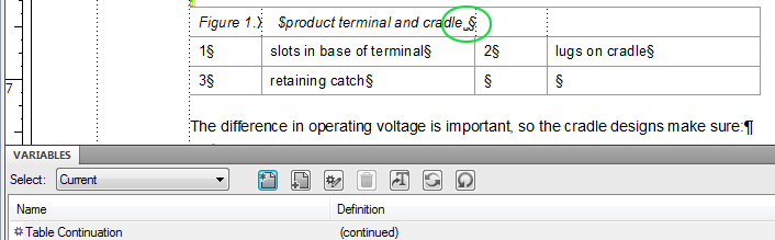 Table Continuation variable and Paragraph numberin... - Adobe Product ...