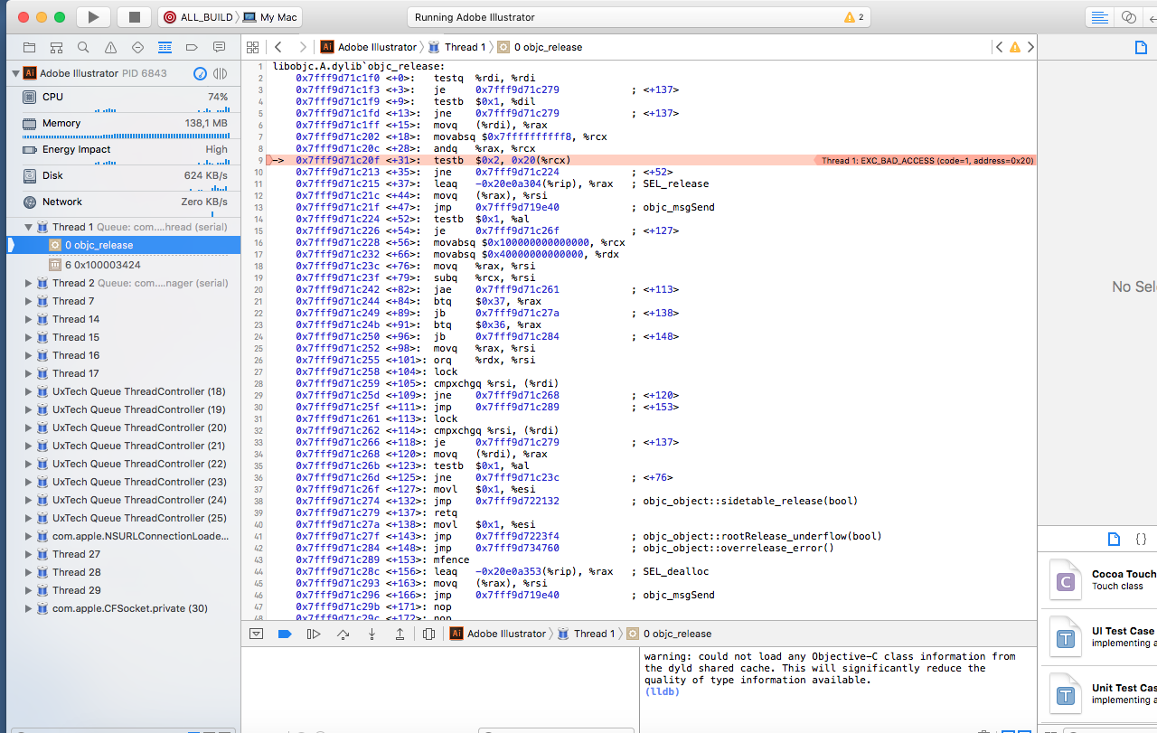 Solved: Illustrator CC 2014 plugin with newer Xcode crashe... - Adobe ...
