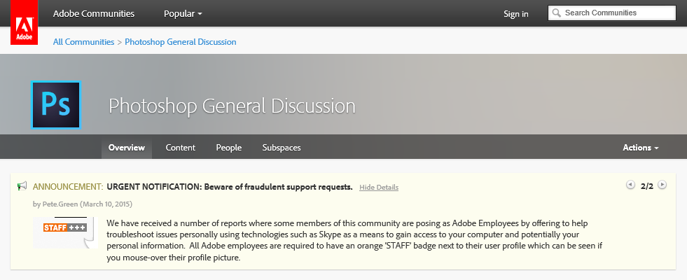 Solved: Tried to call Adobe - Adobe Community - 8061706