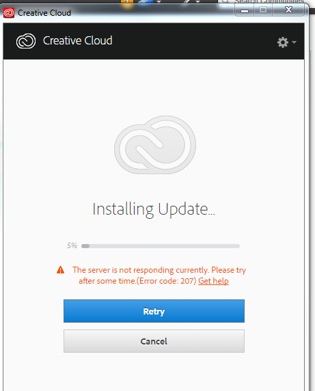 Solved: Hi there [error code 207] - Adobe Community - 8132091