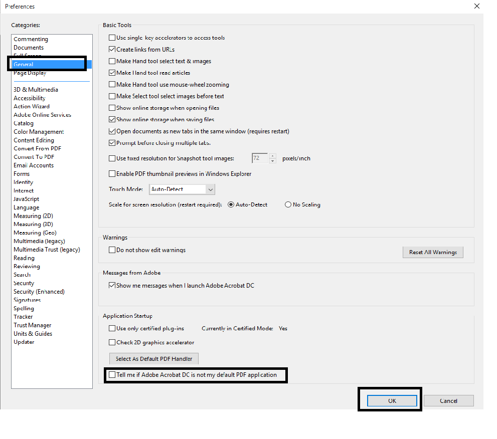 Solved: How do I stop acrobat pro/std 2015 (DC) from askin... - Adobe ...