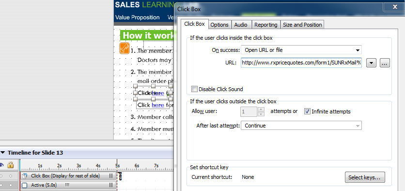 Solved: Button on slide- click 1st time, opens URL. Click ... - Adobe ...