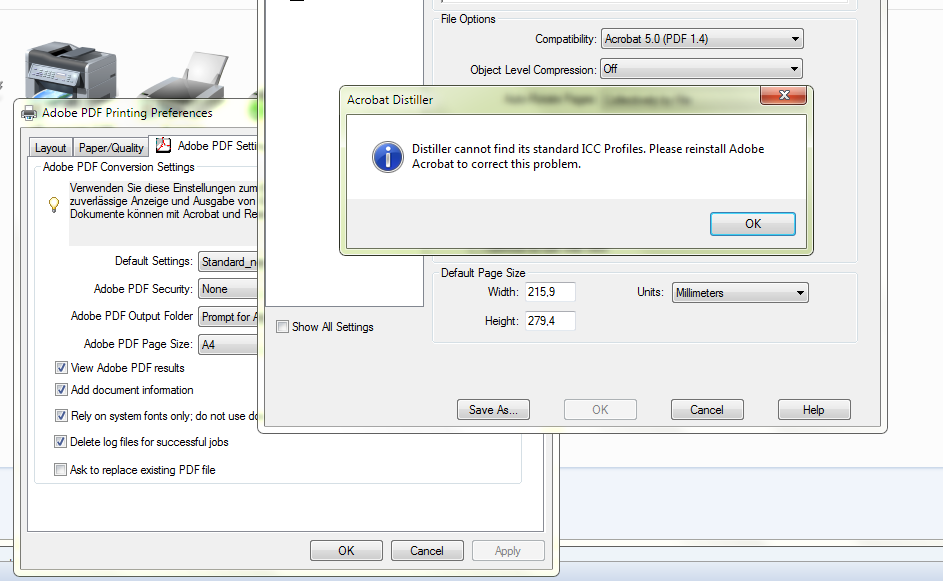 Framemaker 10.0.2.419 Standard ICC Error - Adobe Community - 3762713