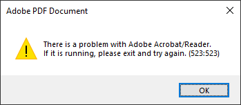 Intermittent Error 523:523 received when viewing P... - Adobe Community ...